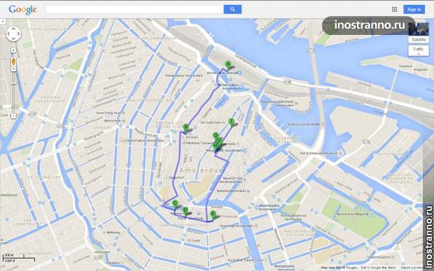 Маршрут прогулки по центру Амстердама - Иностранно.ру